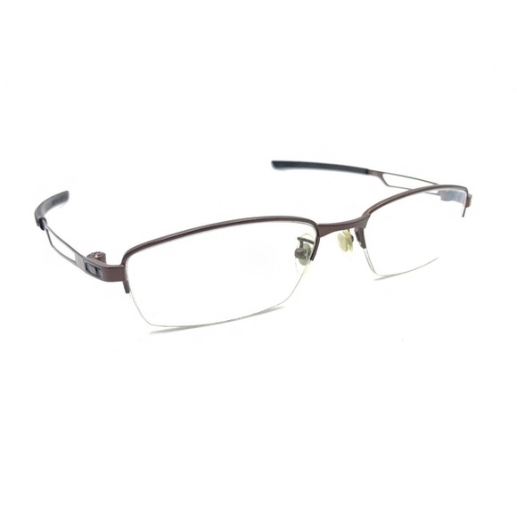 Oakley | Accessories | Oakley Half Track Ox337254a Brown Metal Half Rim ...